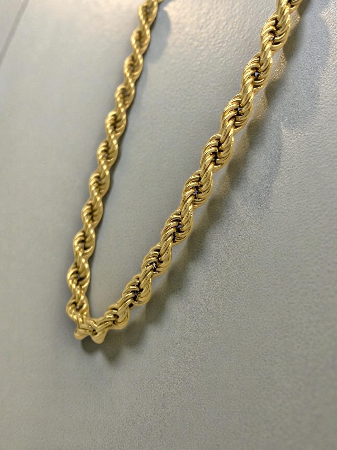 Gouden koordcollier van 14 karaat geelgoud - occasion #29186 ...