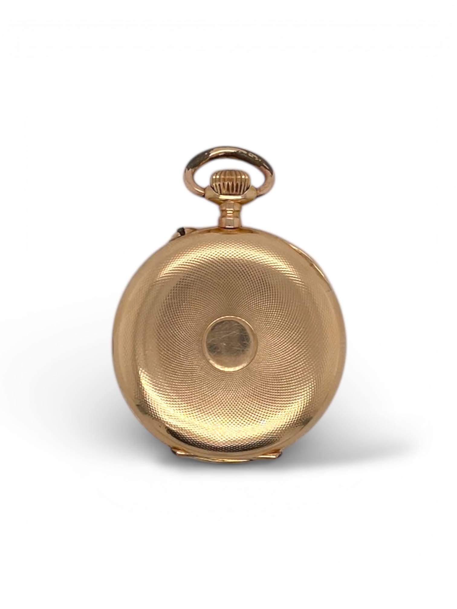 14 karaat gouden zakhorloge gesatineerd- occasion #29168 | Goudsmederij ...